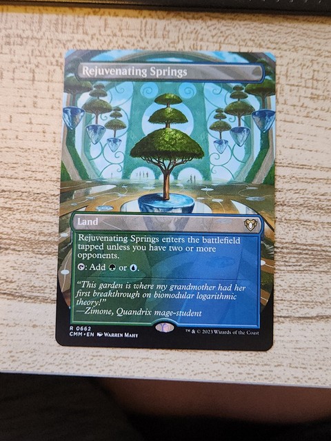 MTG Rejuvenating Springs Commander Masters 0662 Regular Rare for sale ...