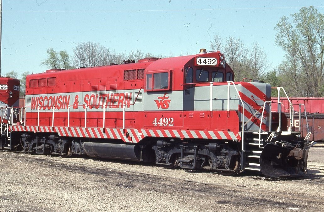 W&S WISCONSIN & SOUTHERN Railroad Train Locomotive 4492 HORICON WI ...