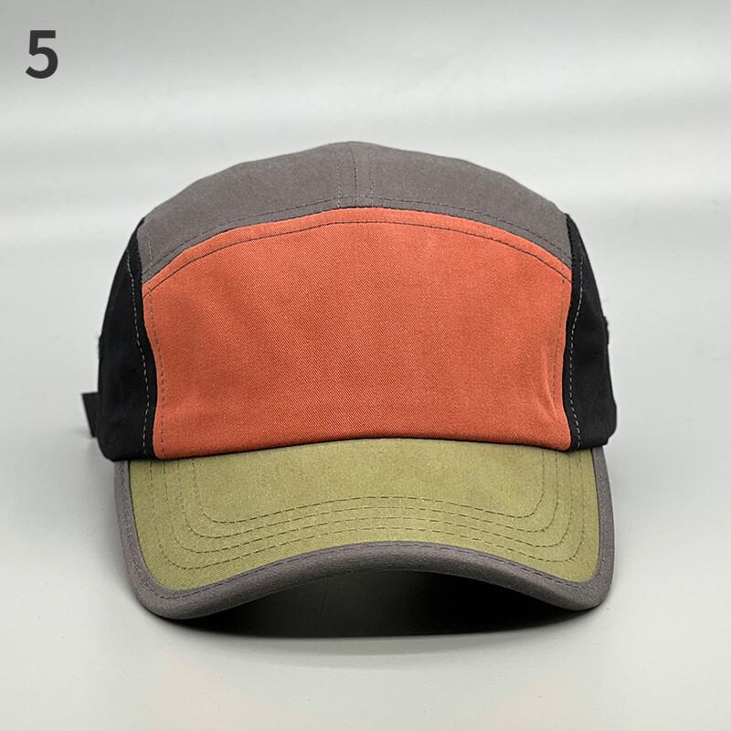 Unisex 5 Panel Multicolor Baseball Cap Trucker Hat Adjustable Outdoor ...