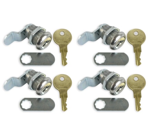 Leisure CW 4 pack 7/8" RV Compartment Door Cam Lock latch with CH751 ...