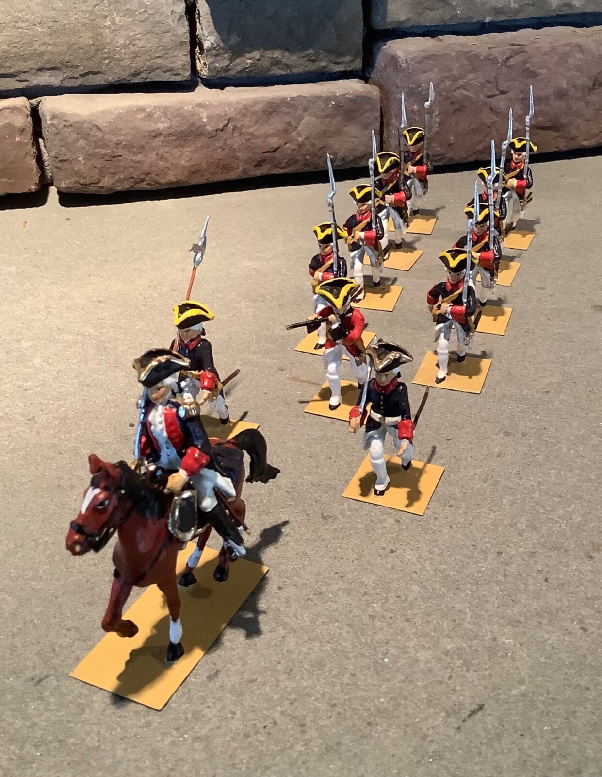 Lead Toy Soldiers ALMIRALL American Revolutionary War Continentals ...