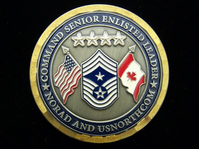 NORAD Northcom Command Senior Enlisted Leader Challenge Coin | eBay
