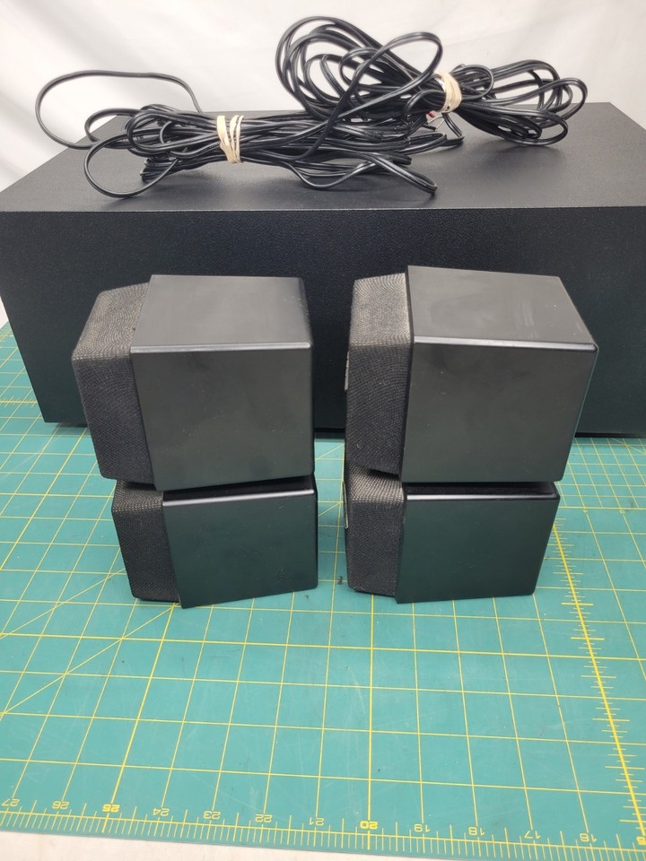 Bose AM-5 Acoustimass Cubic System Speakers With Subwoofer And Wires ...