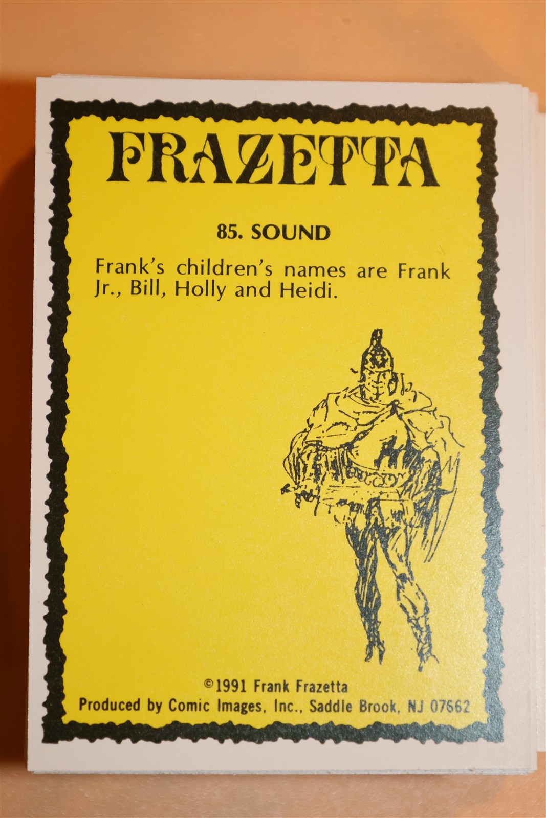 Frank FRAZETTA Series 1 Complete 90 FANTASY ART card set 1991 Comic ...