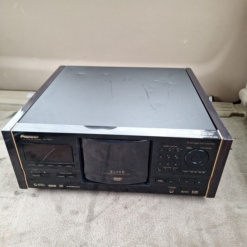 Defective Pioneer Elite Reference DV-F07 300+1 Disc Storage File-Type ...