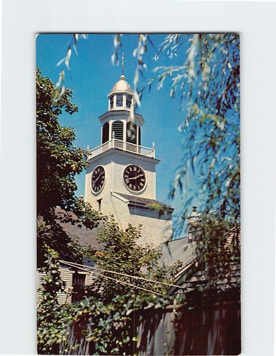Postcard The Town Clock and Tower Nantucket Massachusetts USA | eBay