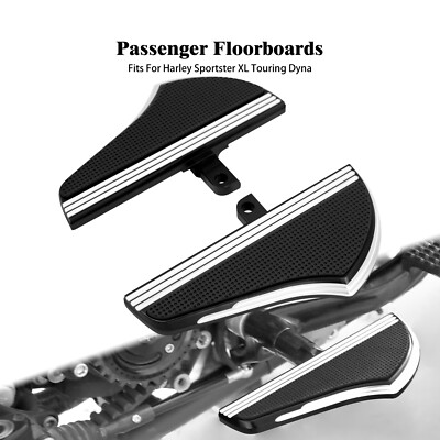 CNC Defiance Passenger Floorboards Male Mount Footboards Fit For ...