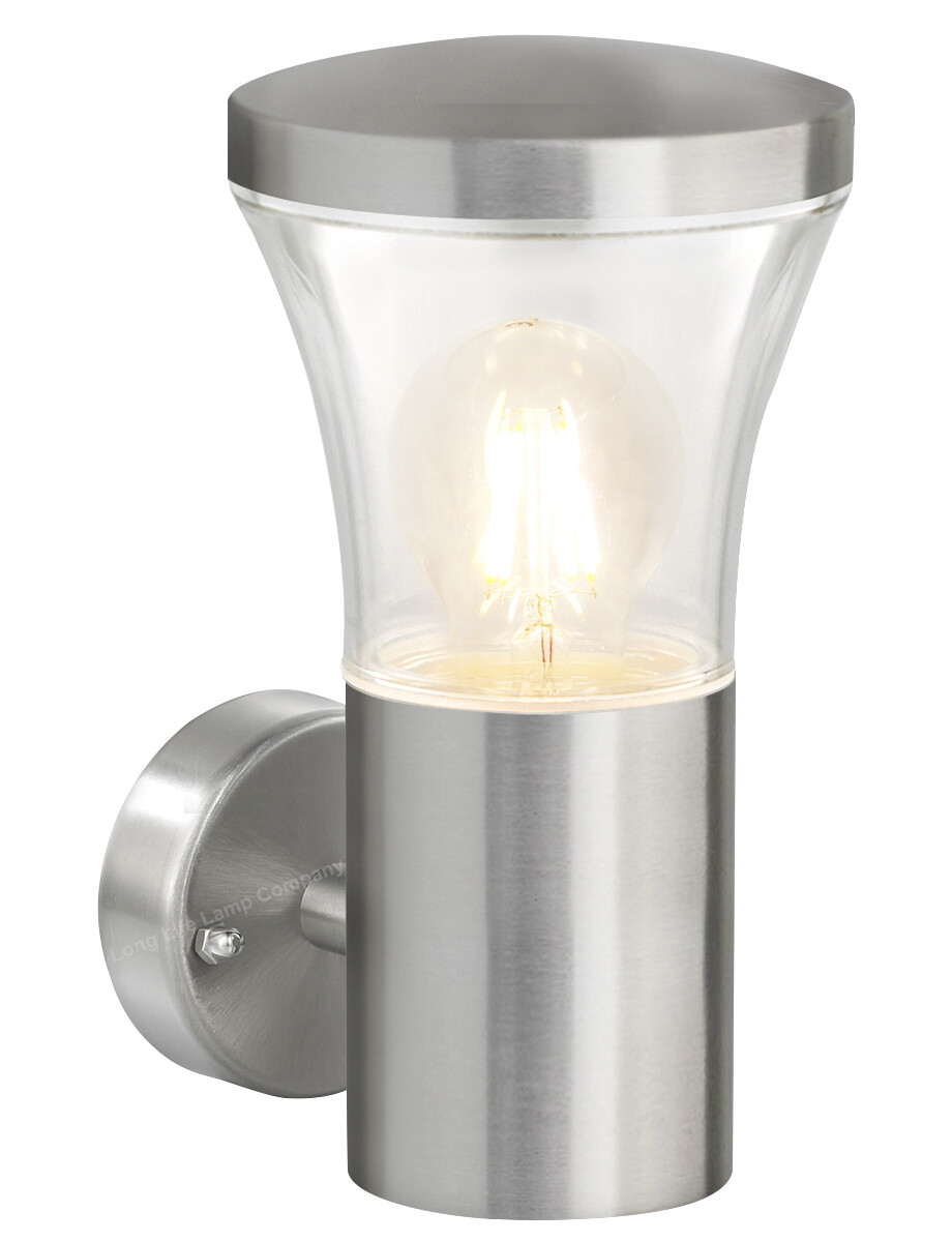 Modern LED Stainless Steel Single Wall Light Outdoor Garden Wall Lamp ...