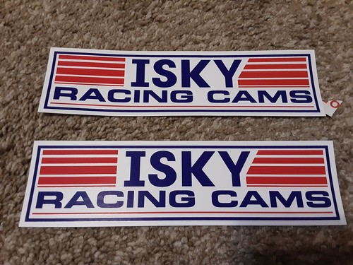 Lot of 2 Classic Isky Racing Cams Decals Stickers NHRA Hot Rod NASCAR ...