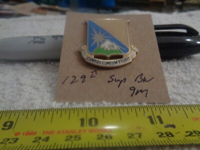 129th Support Battalion 9M Unit Crest, DI, DUI (DRAW#T10) | eBay