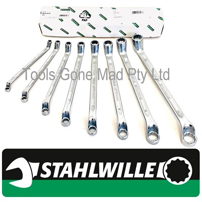 Stahlwille 20/8 8pc Metric Double Ended Deep Offset Ring Spanner Set - 96410405 | eBay Australia