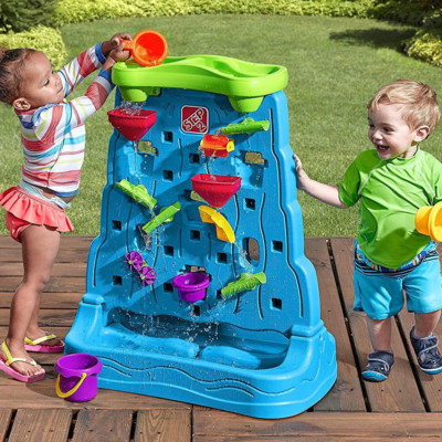 Step2 Waterfall Discovery Wall Playset, Kids Toddler Water Table Play ...
