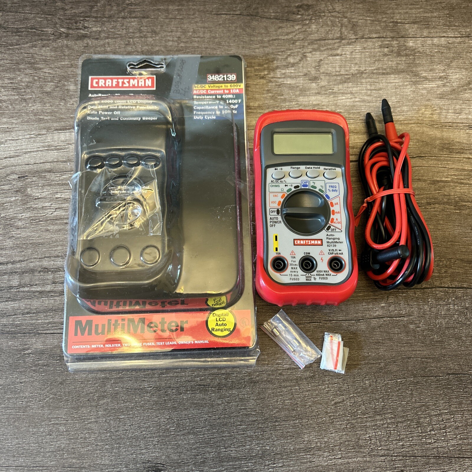 Craftsman Multimeter 82139 With Case And Probes | eBay