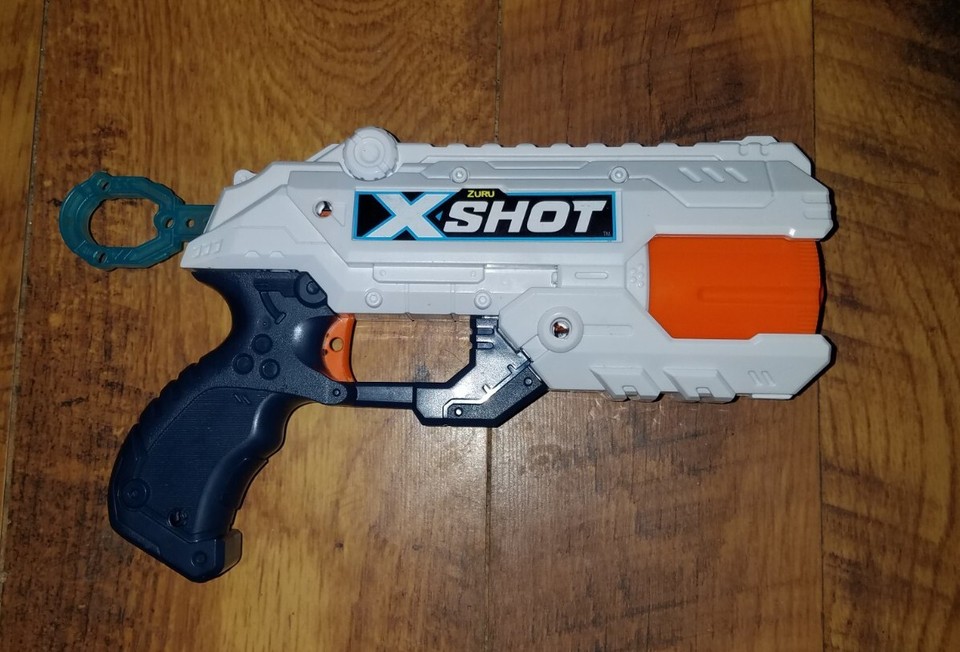 Zuru X Shot MK3 Gun XShot Toy Gun White Blue Orange 845218025434| eBay
