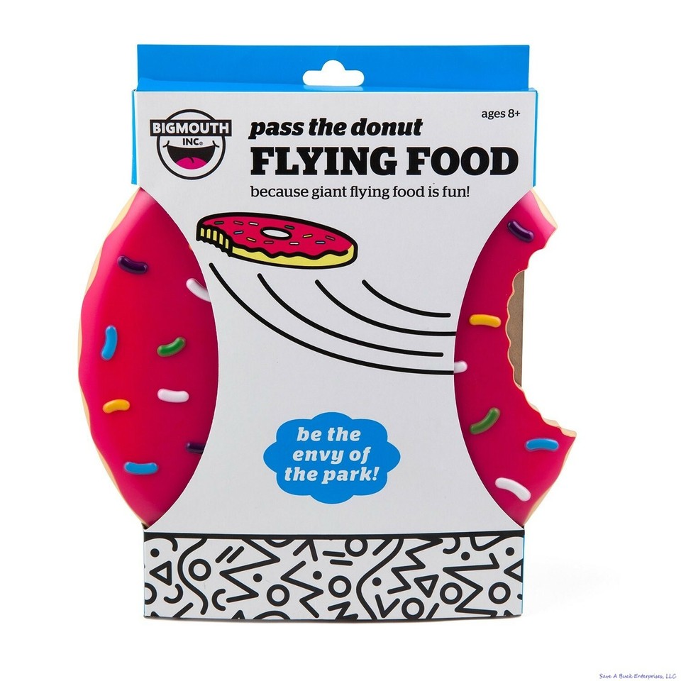 The Donut Flying Disc - Flying Patry Dessert Food - Frisbee Beach Fun ...
