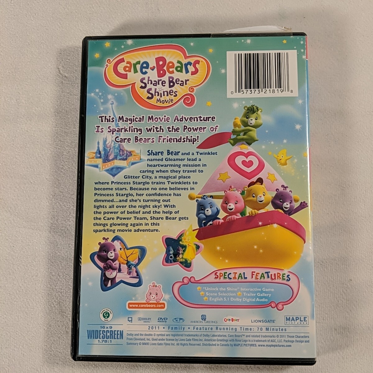 Care Bears DVD Lot of 3 - Adventures in Care-a-lot + Oopsy does it ...