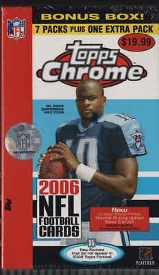 NFL 2006 Topps Chrome Football Blaster Box Factory Sealed NIB | eBay