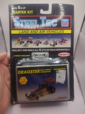 Vintage 1993 Remco Steel Tec Dragster Land and Air Vehicles Brand New ...