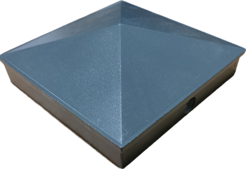 10x Caps DARK GREY Aluminum Post Cap 100mm x 100mm Fencing Capping ...