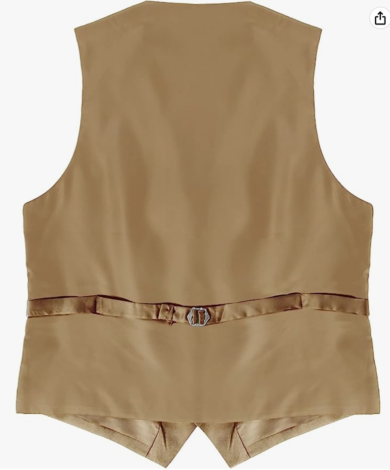 Gioberti Men's 5 Button Suit Formal Separat Vest / Khaki / S | eBay