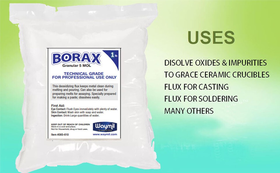 454 Grams Borax FLUX Powder For Metals Soldering Welding Casting ...