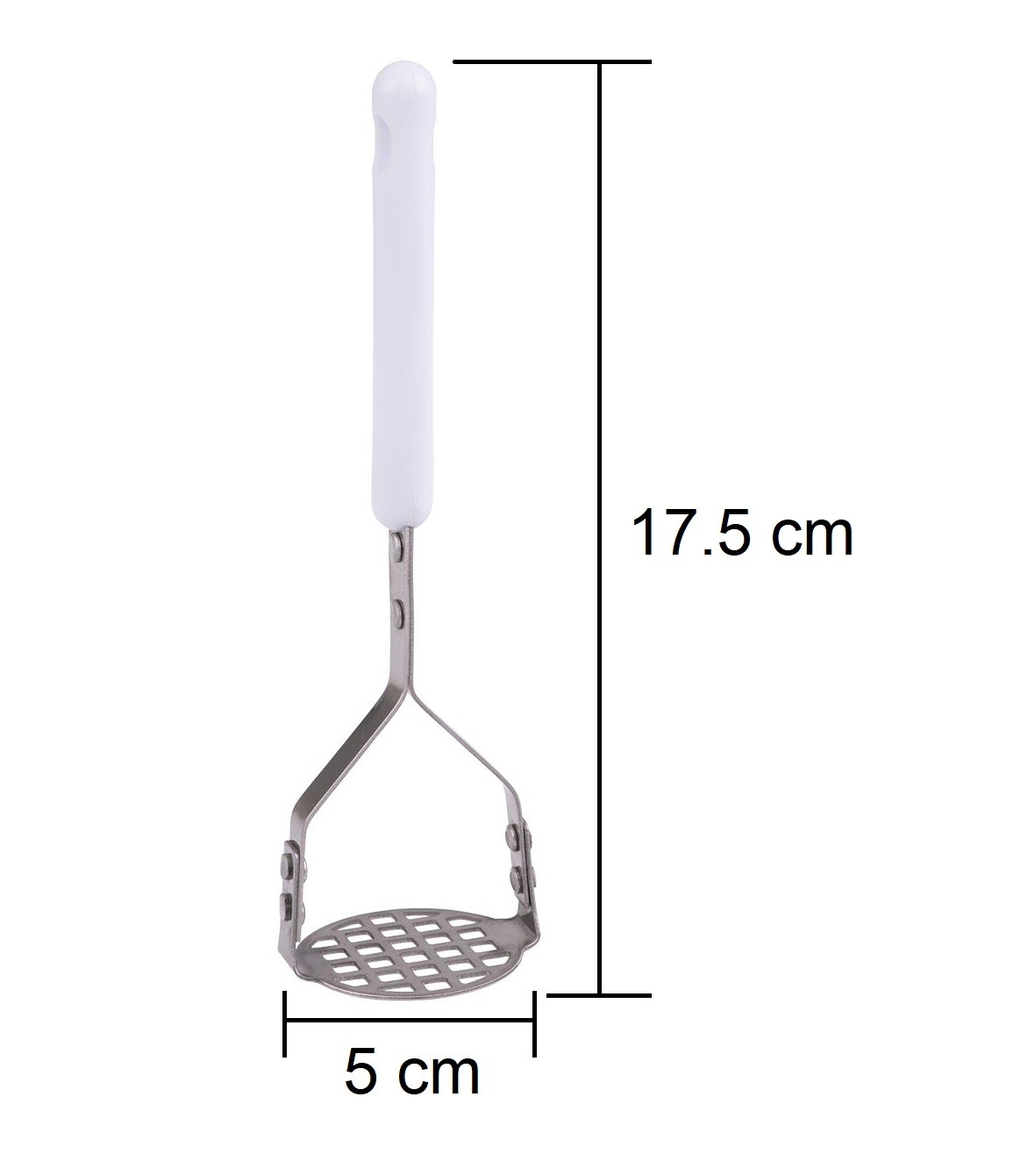 Mini Stainless Steel Masher Ricer Potato Avocado Fruit Press Spatula ...