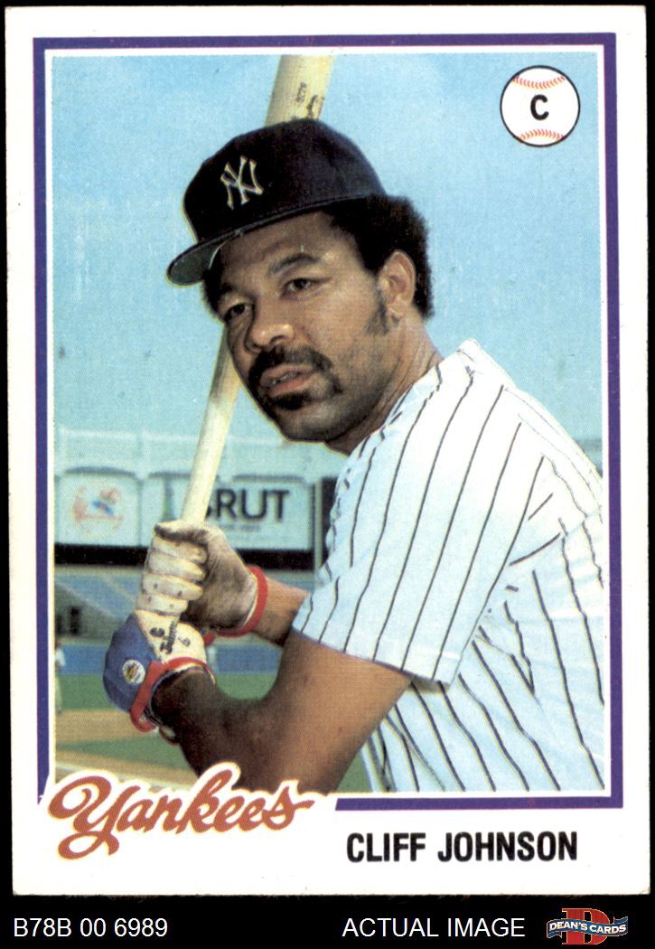 1978 Burger King #3 Cliff Johnson Yankees 7.5 - NM+ B78B 00 6989 | eBay