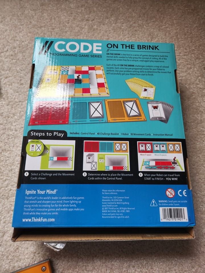 ThinkFun Code Programming Game Series On The Brink, STEM Project BRAND NEW | eBay