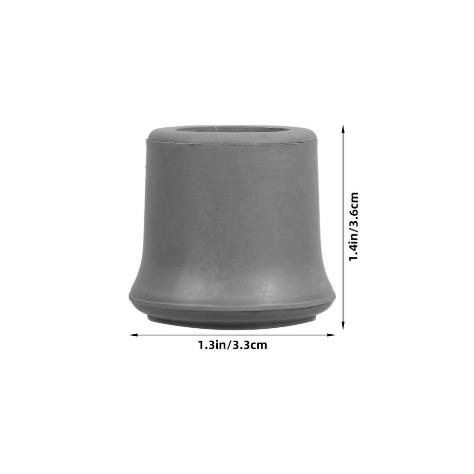 4 Pcs Rubber Bath Foot Cover Crutches Tips Caps for Walker Legs Feet ...