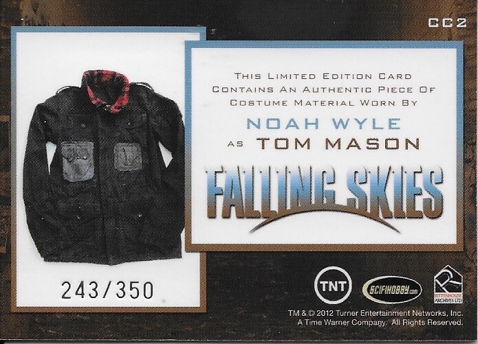 Falling Skies Season 1 NOAH WYLE as TOM MASON Costume Card CC2 | eBay