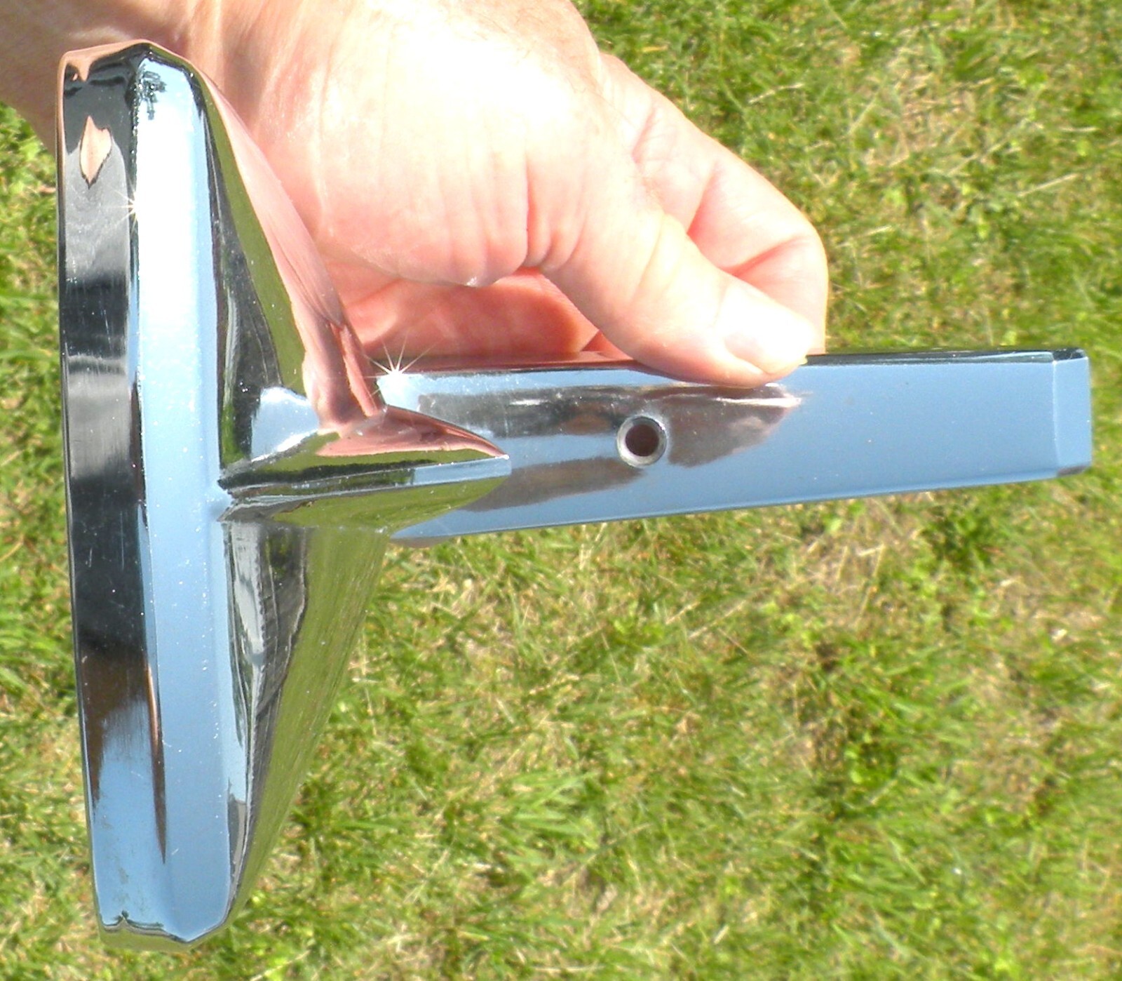 Vintage Chrome Roberk Square Rear View Side Mirror # 2570-2 | eBay