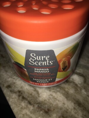 Sure Scents Solid Gel Air Fresheners, 13 oz. papaya mango | eBay