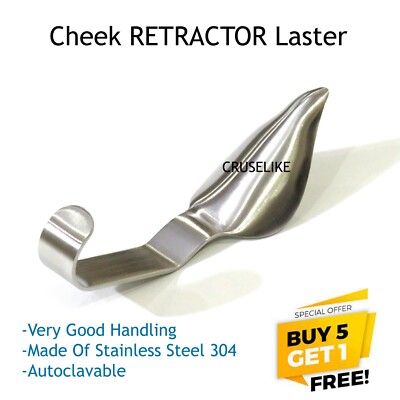 Dental Laster Cheek Retractor For Third Upper Molar Dentist Tools ...