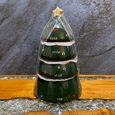 Target Bullseye’s Playground Christmas Tree Ceramic Stacking Measuring ...