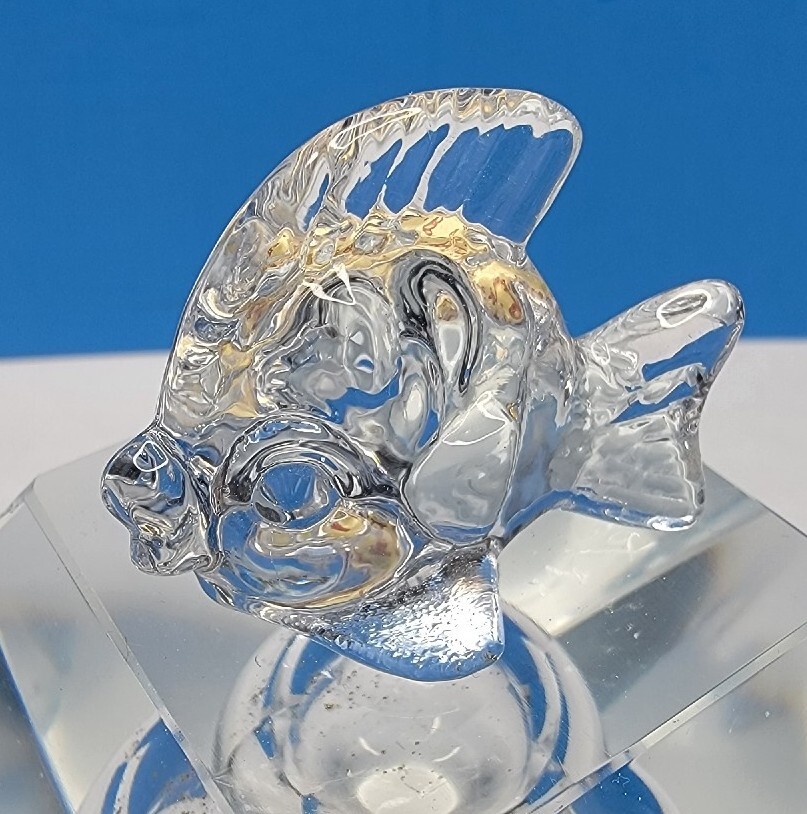 Goebel Crystal Glass Animal Fish Aquatic Miniature Figurine 1980 | eBay