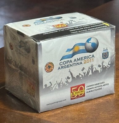 2011 Panini Copa America 50 Pack Sticker Box 250 Sticker NEYMAR ...