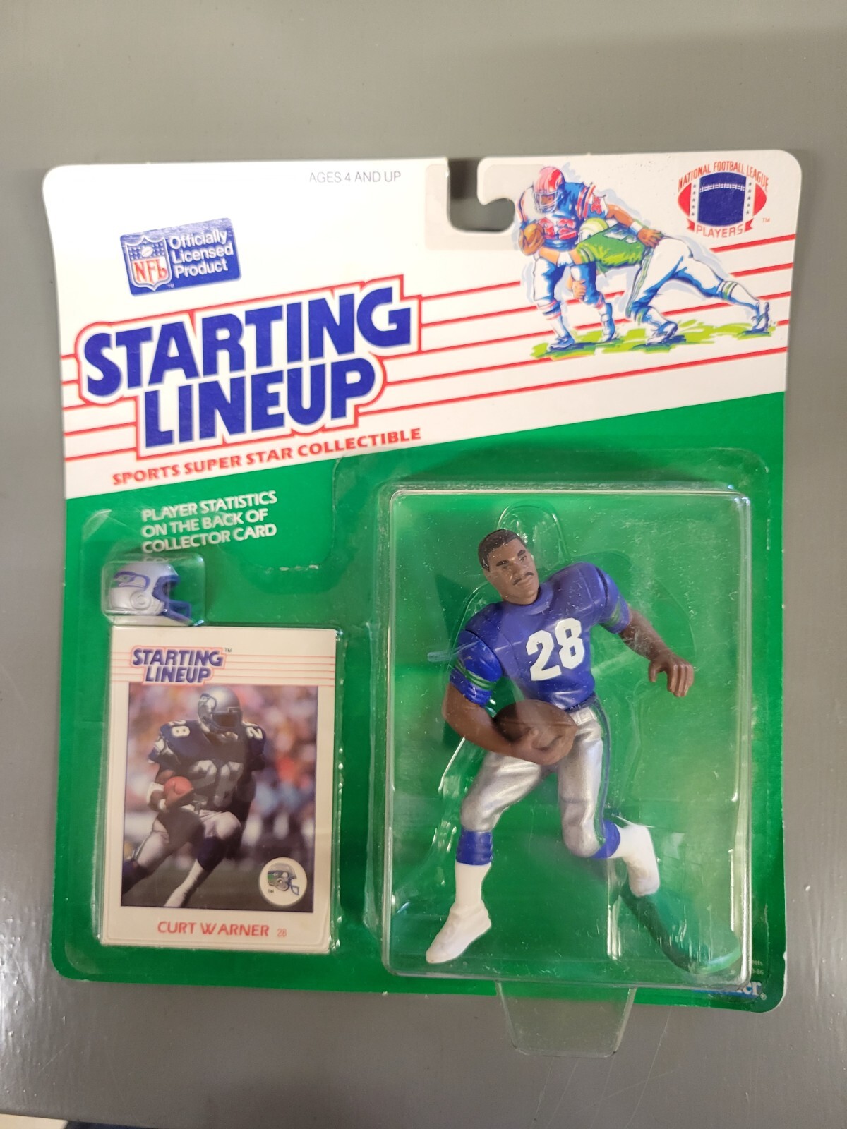 1988 KENNER SLU OF CURT WARNER SEAHAWKS Starting Lineup "RARE" | eBay