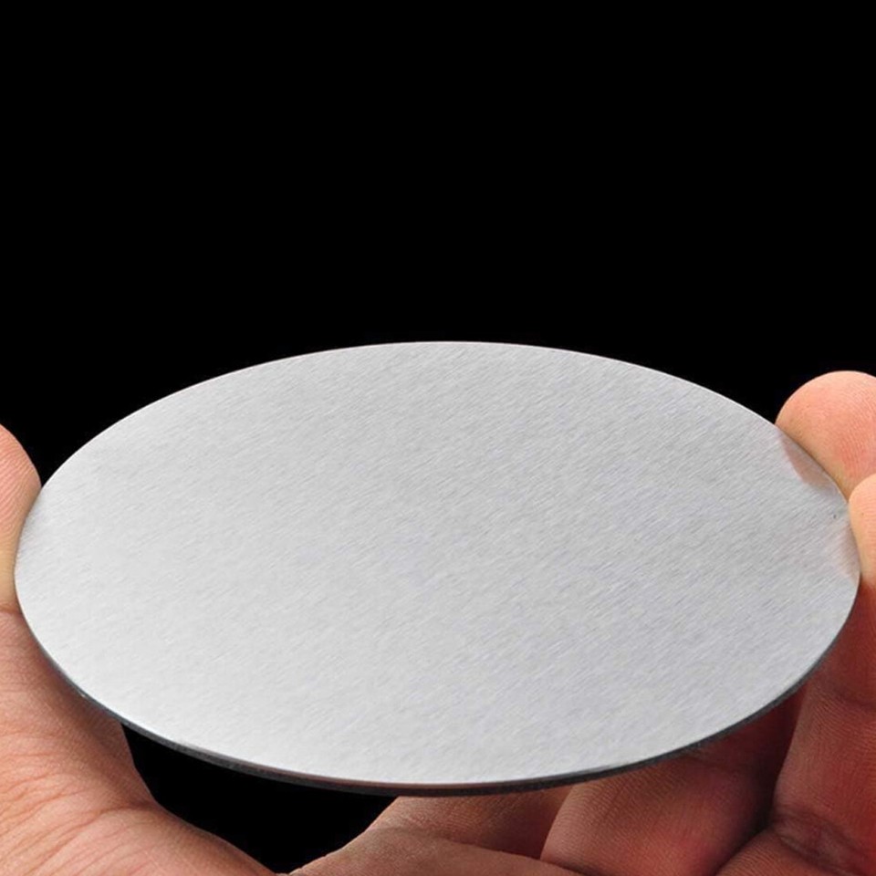 304 Stainless Steel Discs Round Sheet Metal Blanks OD 50-100mm Thick 0 ...