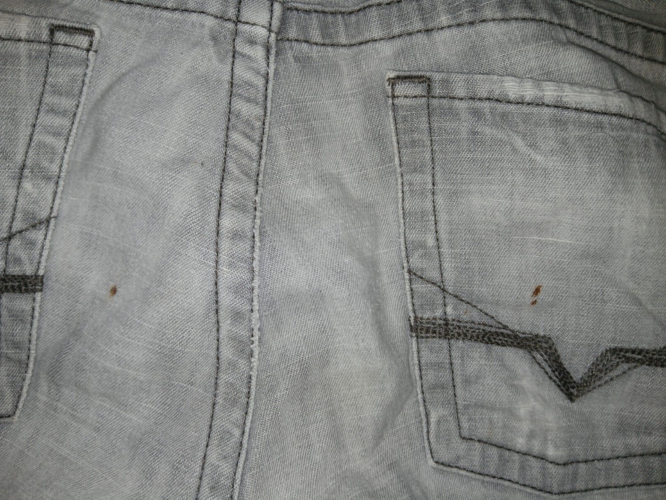 Guess Jeans Men's Rebel Straight Button Fly 33 Gray | eBay