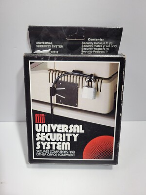Acco Universal Security System for Computers & Other Office Equipment ...