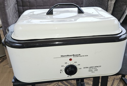 Vintage Hamilton Beach 18 Quart Roaster Oven Extra-Large Capacity +3 ...