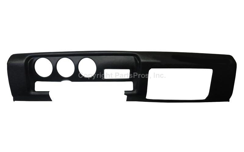 New Black Accu-Form Molded Dash Cap Cover / FITS 1969 PONTIAC LEMANS ...