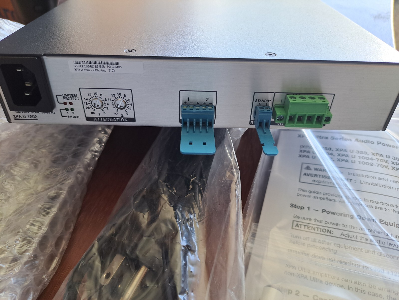 Extron XPA 1002 2-channel 200w Audio Power Amplifier for sale online | eBay