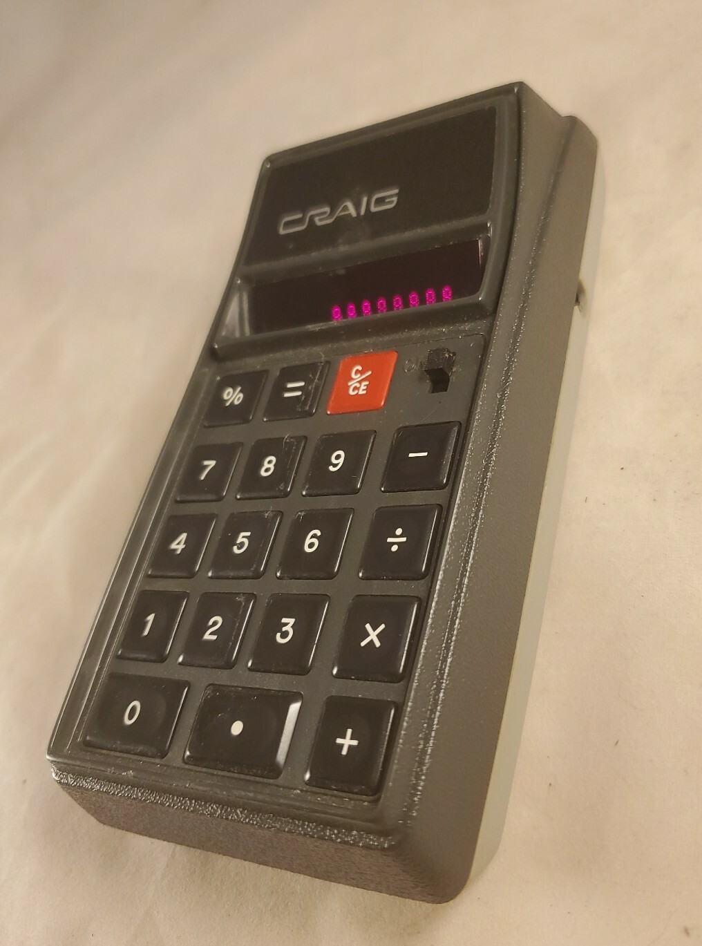 Rare Vintage Retro Craig 4507 Red LED Calculator Working USA See Pics ...