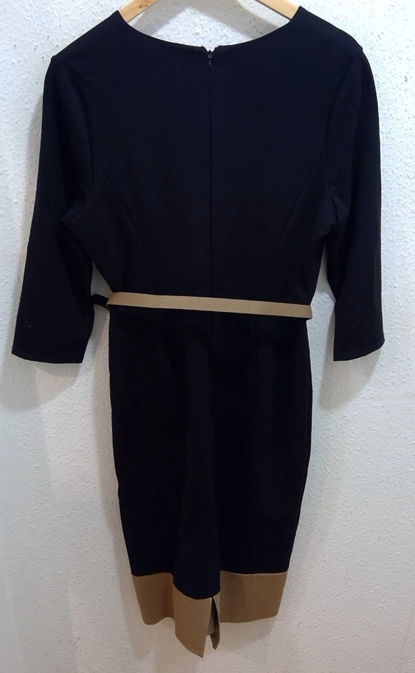PHASE EIGHT LADIES BLACK LONG SLEEVE DRESS SIZE UK 14 CG I04 | eBay UK