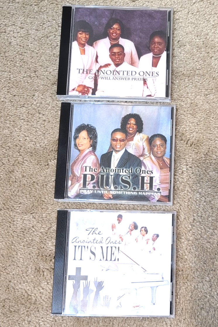 The Anointed Ones LOT OF 3 CDs God Will Answer Prayer, PUSH, It's Me ...