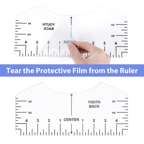 Tshirt Ruler Guide for Vinyl Alignment, T Shirt Rulers to Center ,3232 ...