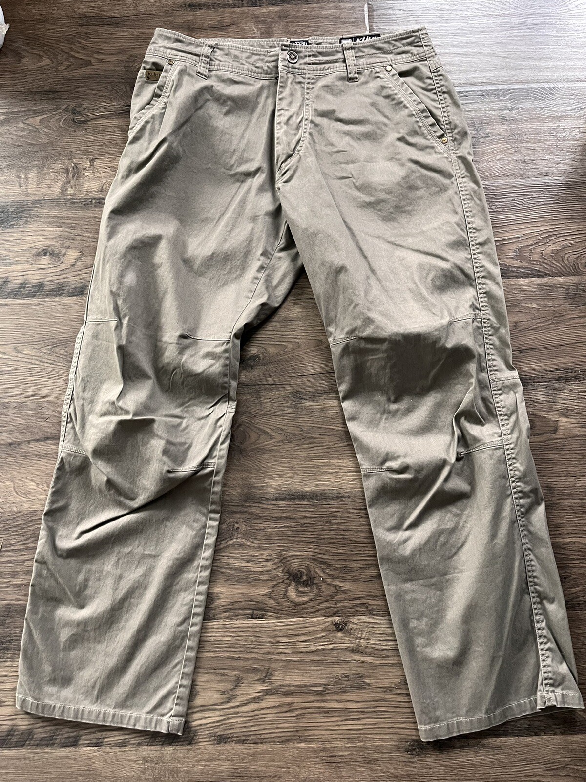 Kuhl Brand Men’s Slackr Vintage Patina Dye Grey Pants… - Gem