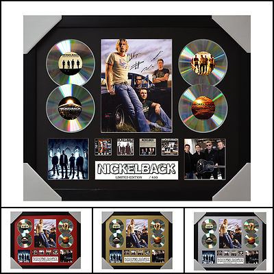 Nickelback Signed Framed Memorabilia Limited Edition 2017 - Multiple ...
