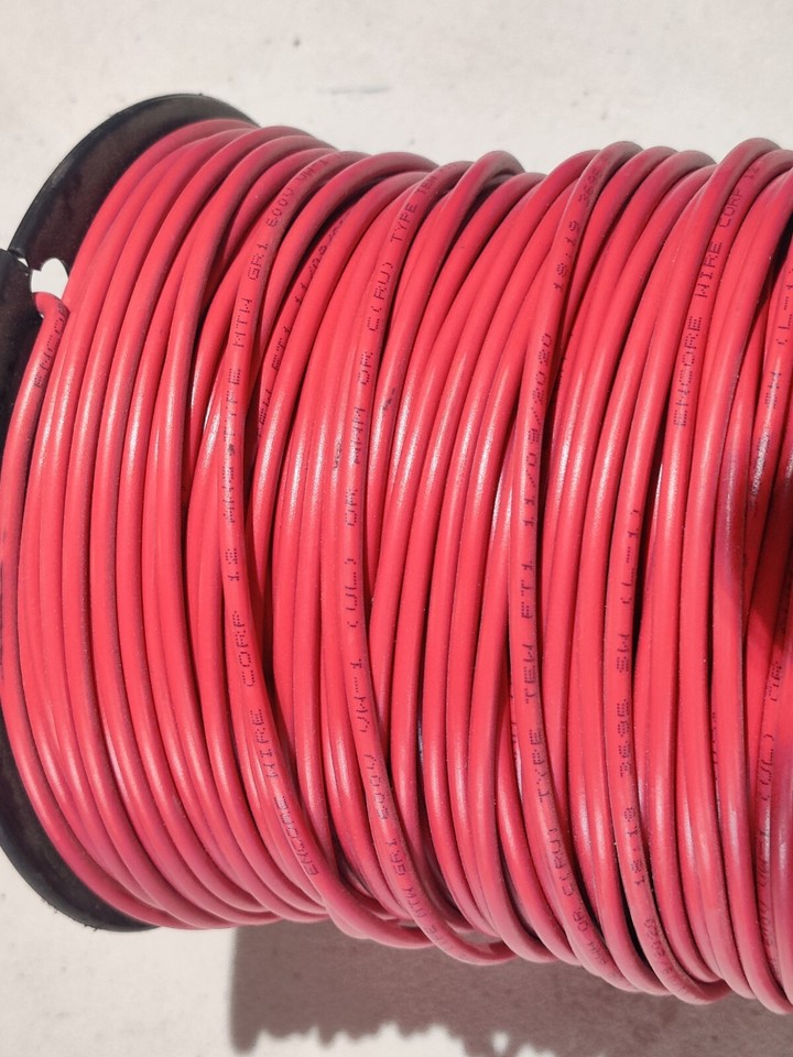 12AWG Stranded Copper Cable (RED) by Encore Wire Corp (600V Rated) | eBay